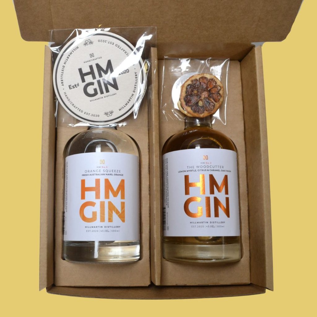 HM Gin Gift Pack | 2 x 500ml | Hillmartin Gin Distillery