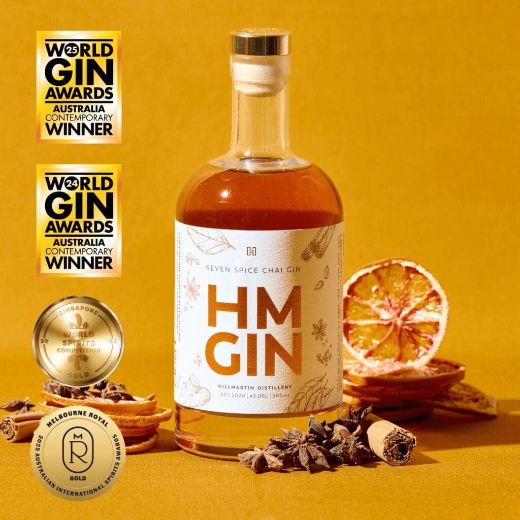 HM Seven Spice Chai Gin | Hillmartin Gin Distillery